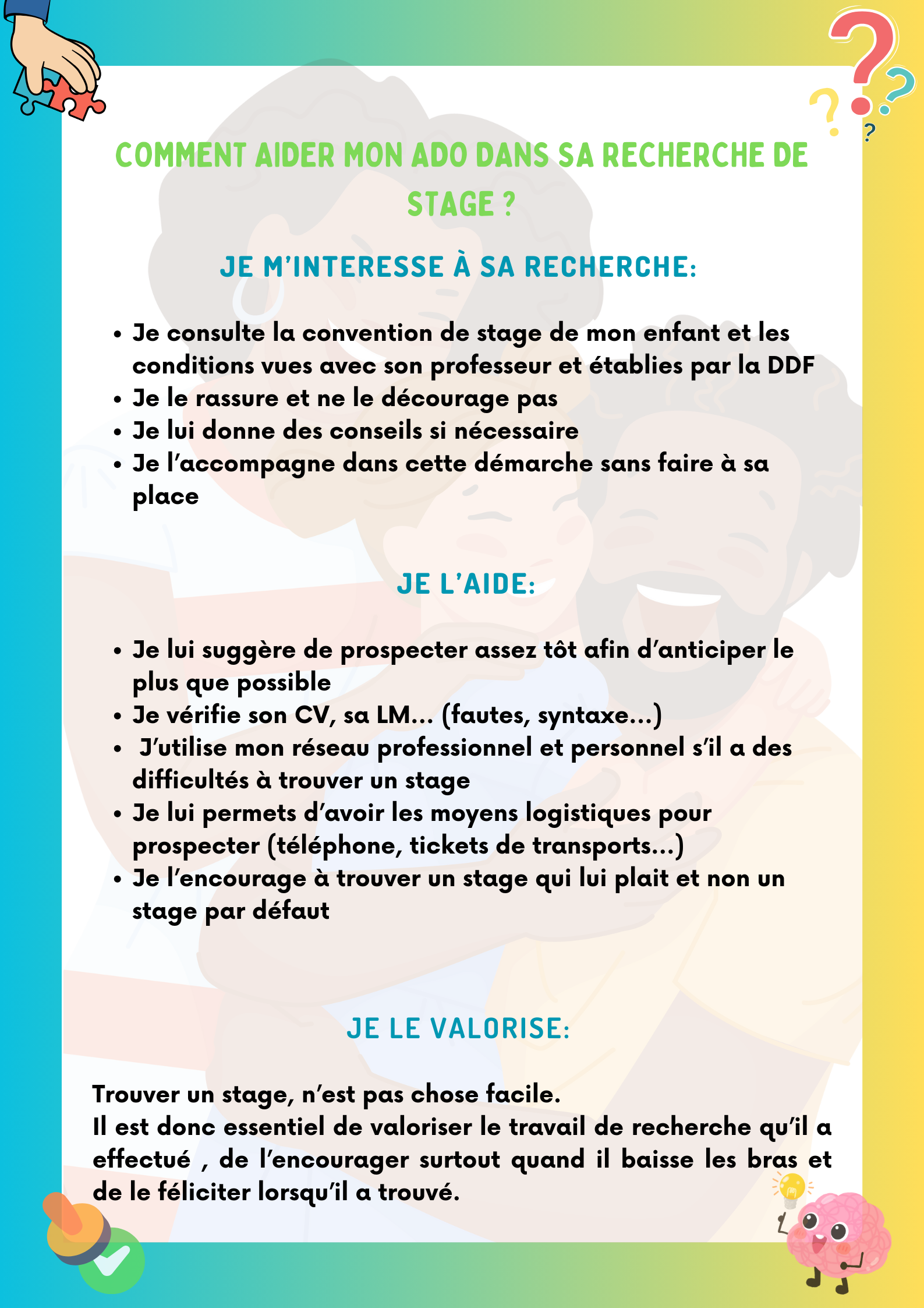 Comment aider mon ado dans sa recherche de stage ? - Lycée ...